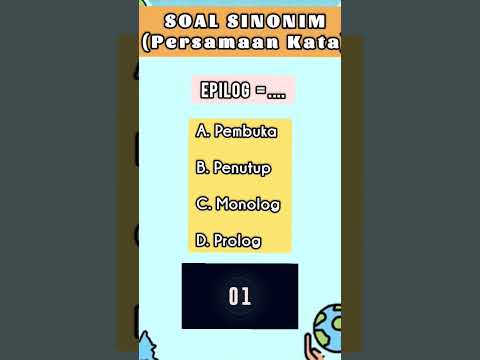 LATIHAN SOAL SINONIM (PERSAMAAN KATA) #shorts #shorstvideo #shortsfeed #soalsinonim
