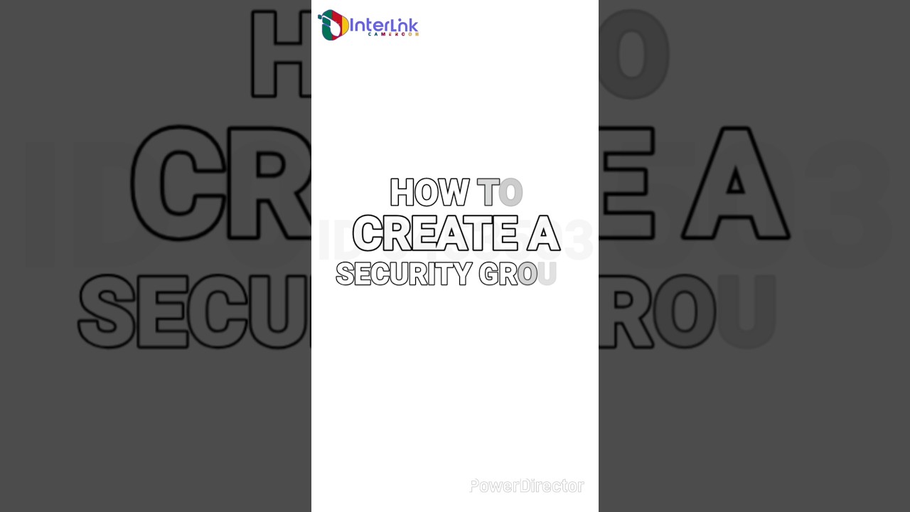 How to create an InterLink SECURITY GROUP.