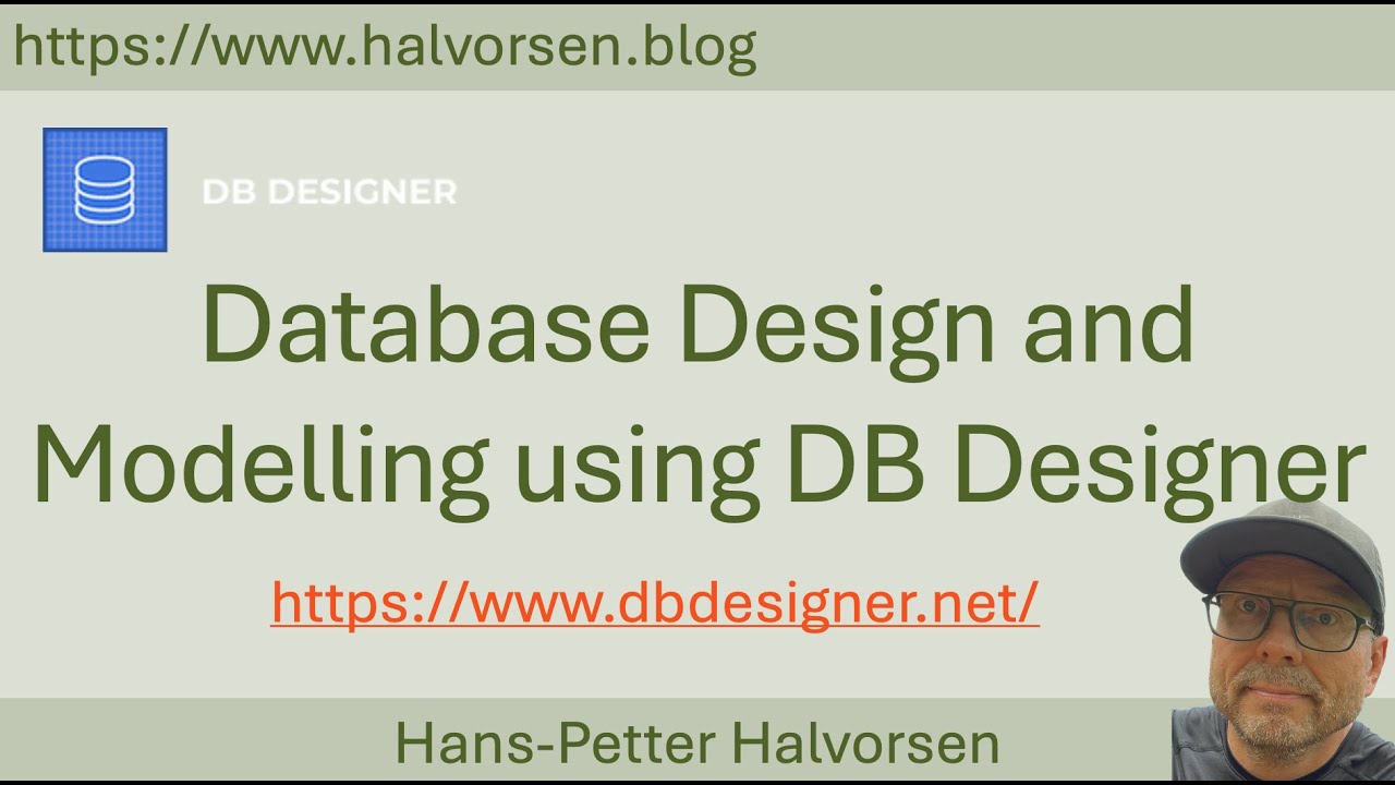 Database Design and Modelling using DB Designer