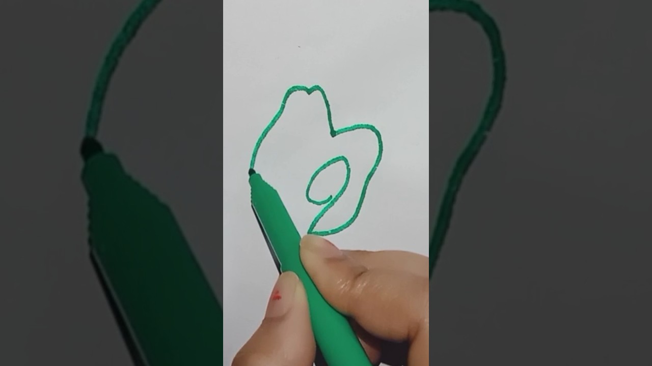 One line art || Avocado🥑 #viral #art #shorts