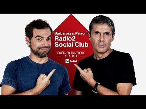 Luca Barbarossa e Andrea Perroni in diretta con Radio2 Social Club!