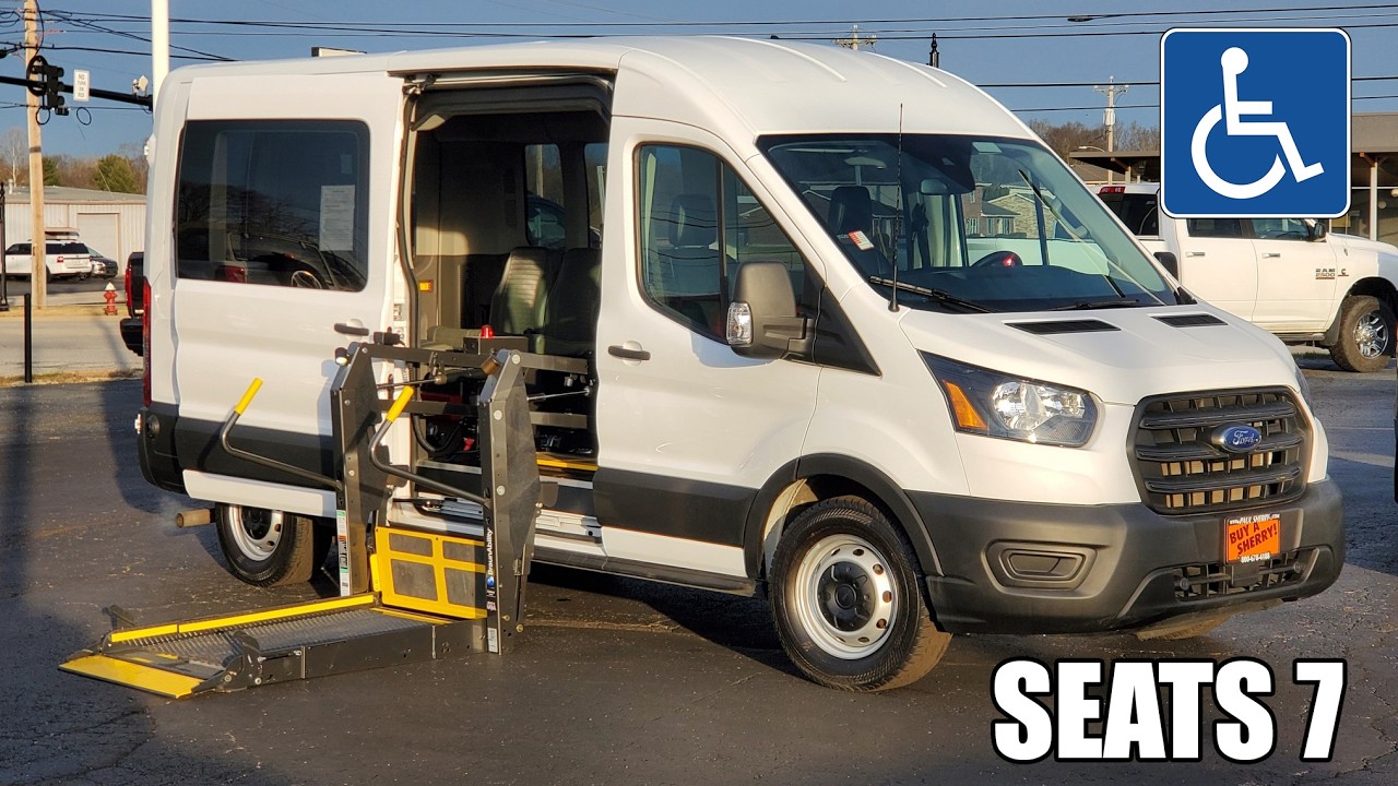 Like New! 2020 Ford Transit Medium Roof Mobility Van - Only 11,000 Miles | Sherry Review