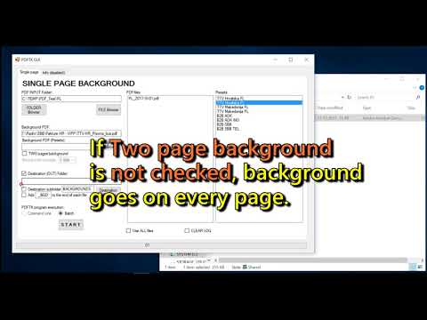 PDFTK GUI - How to put background on PDF file