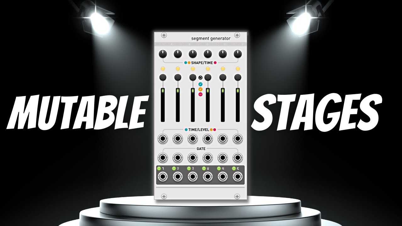 Mutable Instruments Stages - Segment Generator Tutorial (VCV Rack 2)