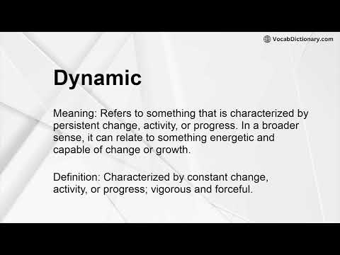 Dynamic Meaning