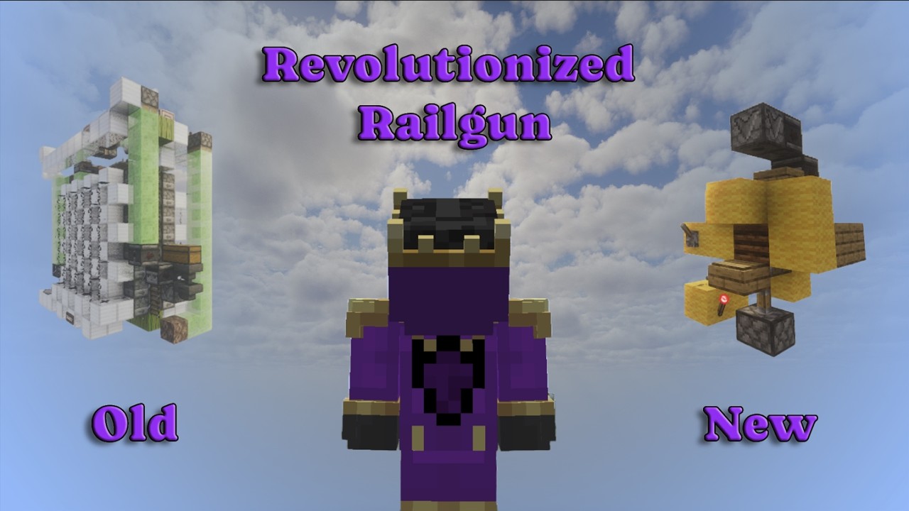 I Revolutionized The Minecraft Railgun