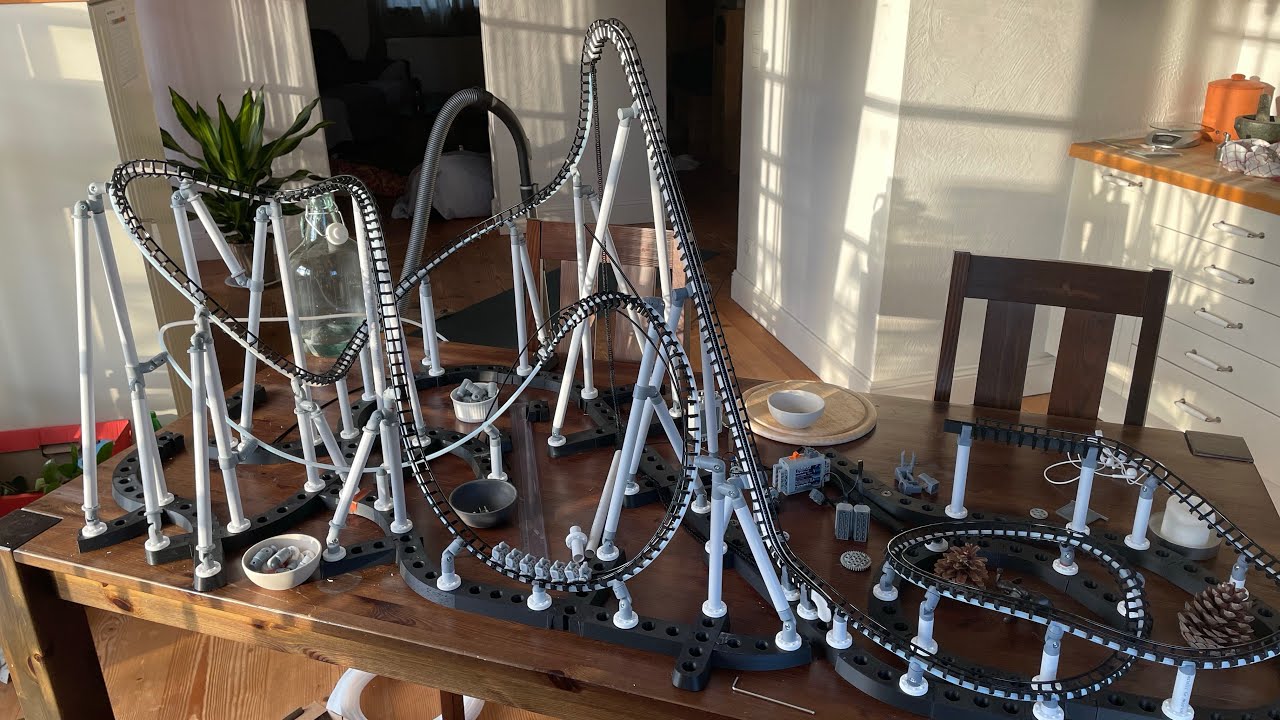 3D Printed Rollercoaster – Scale 1:55 // MicroCoasters Trailer