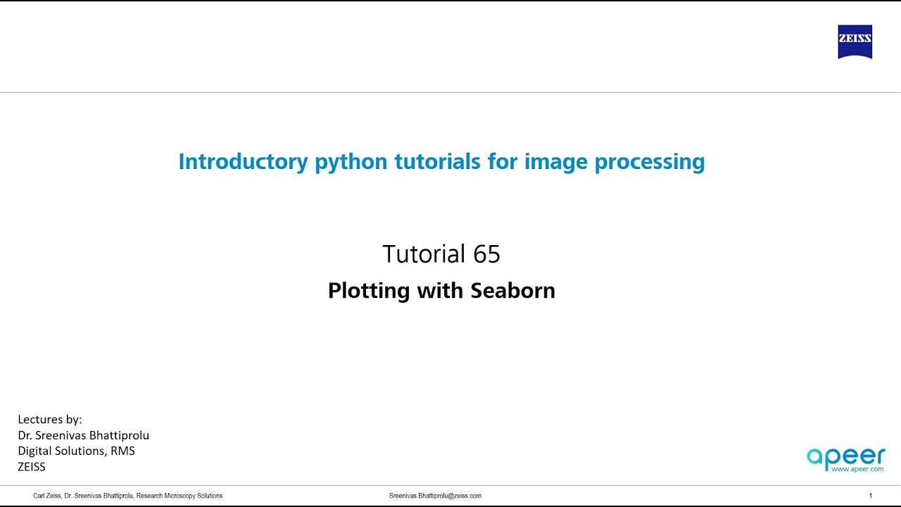 Tutorial 65 - Plotting pandas data using seaborn in Python