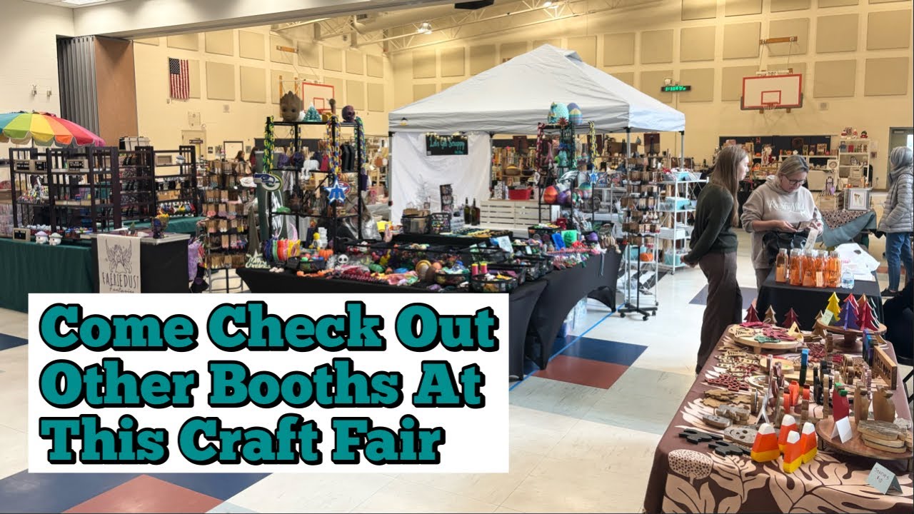 Craft Fair 2025 Tour | Come Along With Me to Visit Other Craft Fair Booths to Get Some Inspo