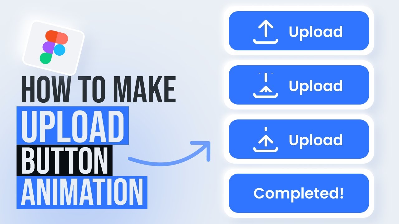 Figma Upload Button Animation | Interactive Components