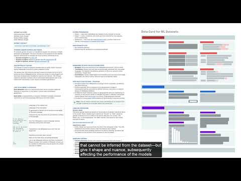 Data Cards: Purposeful and Transparent Documentation for Responsible AI