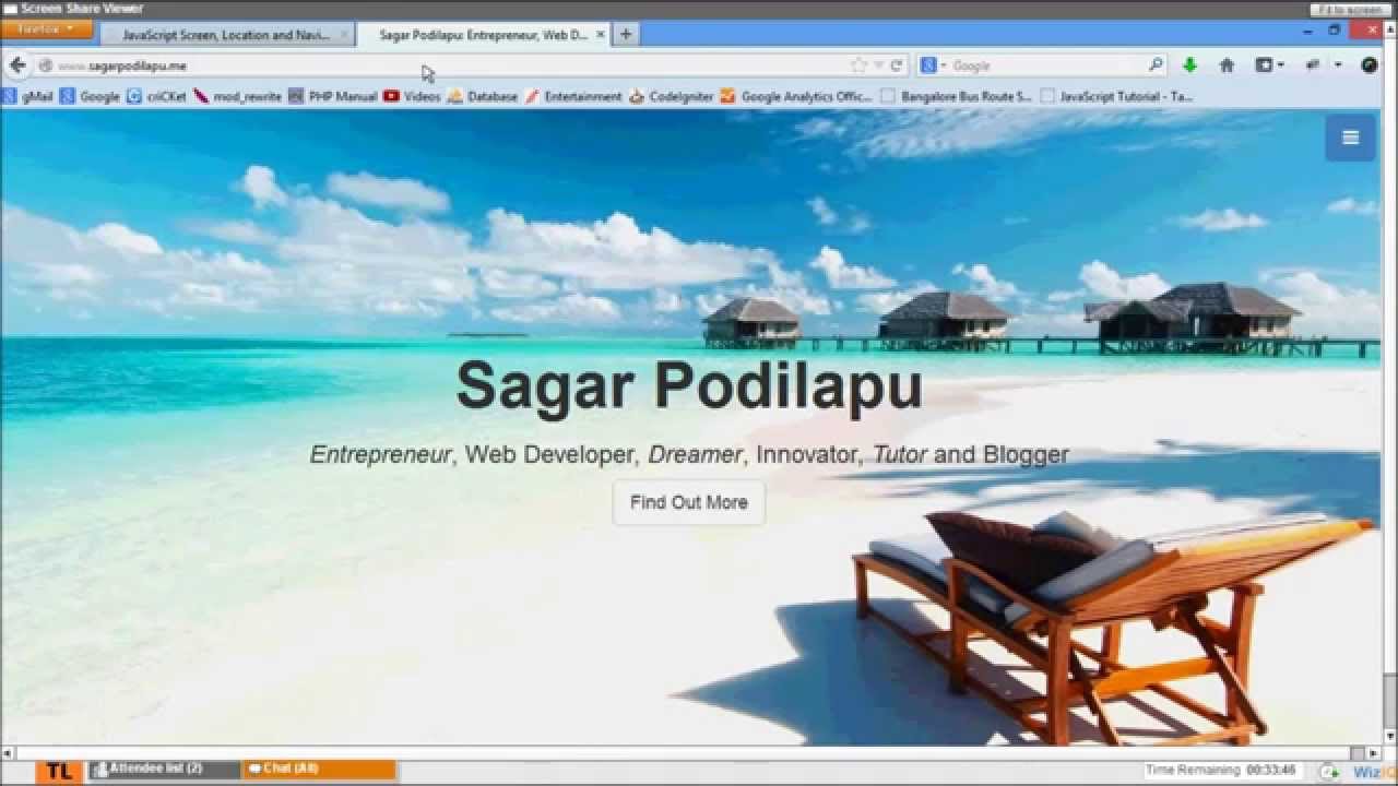 JavaScript Screen Location and Navigator Objects 3/4
