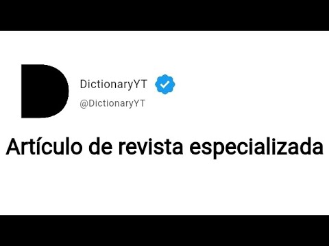 Artículo de revista especializada Meaning in English