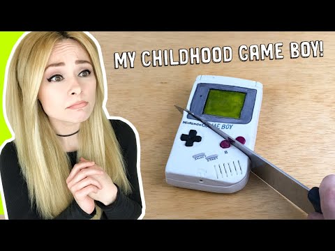 I broke my childhood game boy making this cake