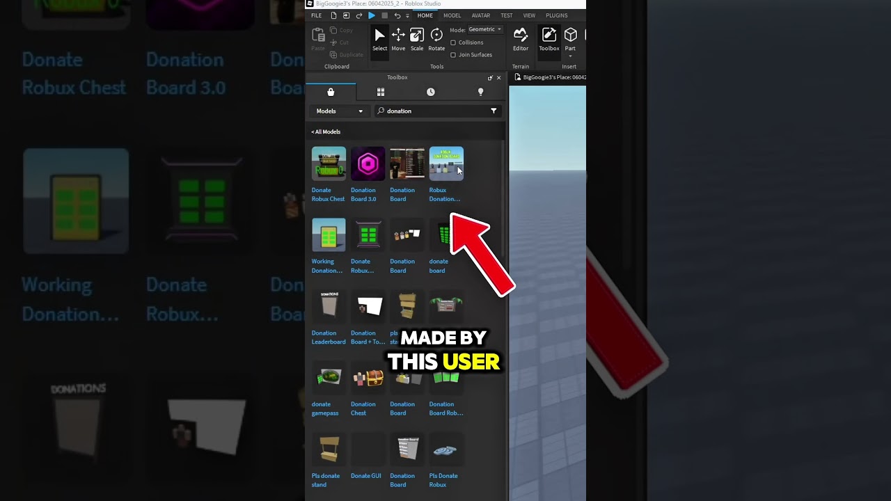 Roblox Studio Tip 34: How to Add Donation Board! #roblox #scripting #robloxstudio #coding