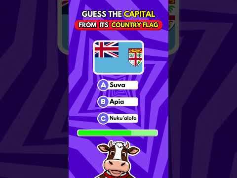 Who Knows This Island Capital? 🇫🇯🌴 | Fun Geography Quiz