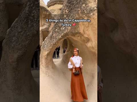 Top 5 things to do in Cappadocia, Turkey 🇹🇷 #cappadocia #turkey #🇹🇷