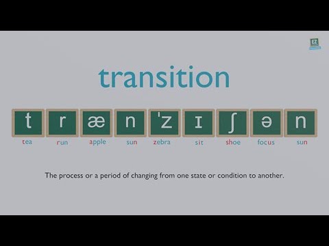 How to pronounce transition ?