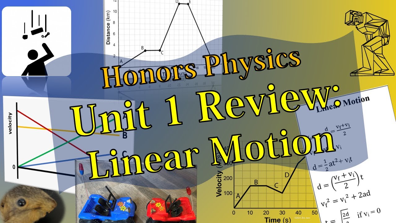 Honors Physics Unit 1 Review - Linear Motion