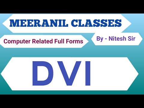 Full form of DVI #fullform #dvi