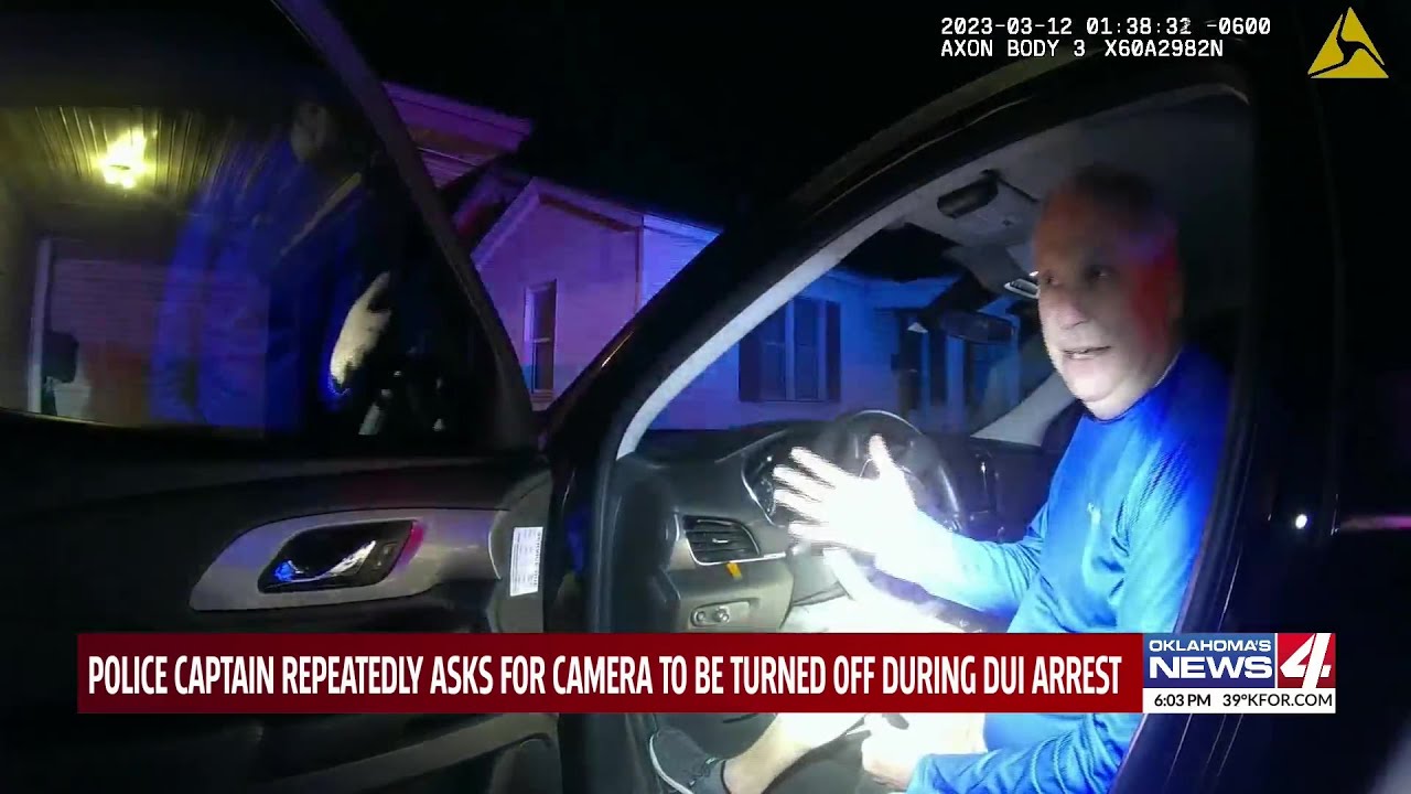 Body cam video shows DUI arrest of Oklahoma City police captain: ‘Turn the camera off, please’