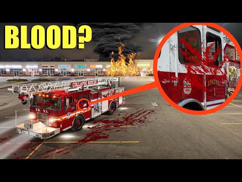 If you ever see this Fire Truck with BLOOD all over it, Drive Away Fast! (It's a trap)