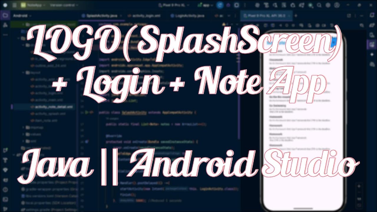 Build a Note-Taking App in Android Studio (Full Tutorial 2024) 📱🔥