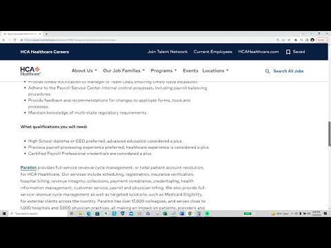 HCA HEALTHCARE WORK FROM HOME