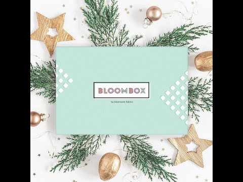 Stephanie's Stitches Opens the Bloombox from Bloomerie Fabrics - Vlogmas Day 5!