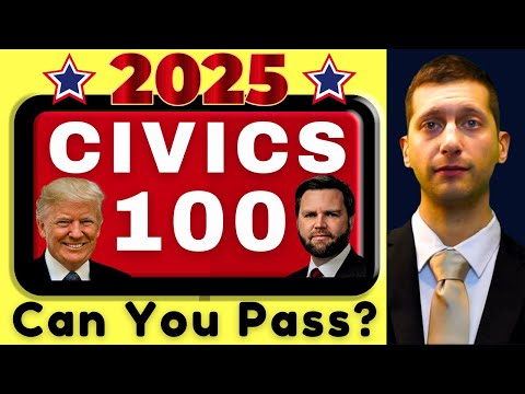 U.S. Citizenship 2025 Random 100 USCIS Official Civics Test Questions and Answers (One Easy Answer)