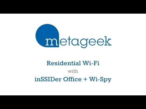Managing Home WiFi with MetaGeek inSSIDer Office and Wi-Spy
