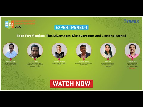 Panel 1- Food Fortification: The Advantages, Disadvantages and Lessons learned