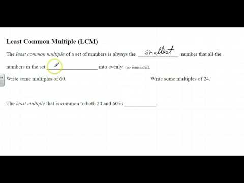 Prime Factors, GCF and LCM