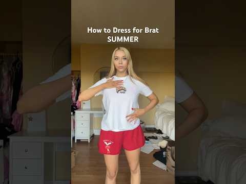 Brat SUMMER Outfit Haul #shorts #vlog