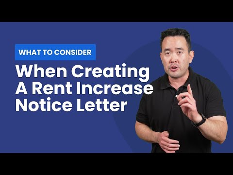 What You Should Consider When Creating a Rent Increase Notice Letter
