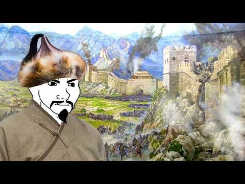In Praise of Genghis Khan but you're attacking the Chinese at the Chinese wall