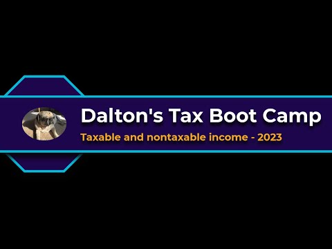 Taxable and nontaxable income