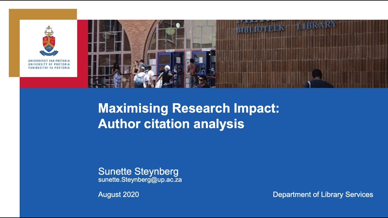 Author Citation Analysis