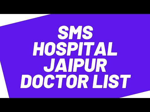 SMS Hospital Jaipur Doctor List – Check All Doctor List