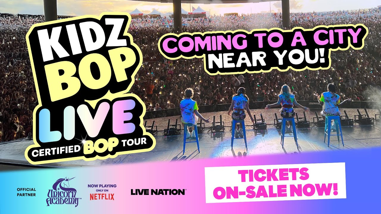 KIDZ BOP LIVE Certified BOP Tour! COMING TO A CITY NEAR YOU! - TICKETS ON SALE NOW!