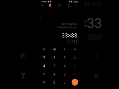 got an infinite answer in calculator