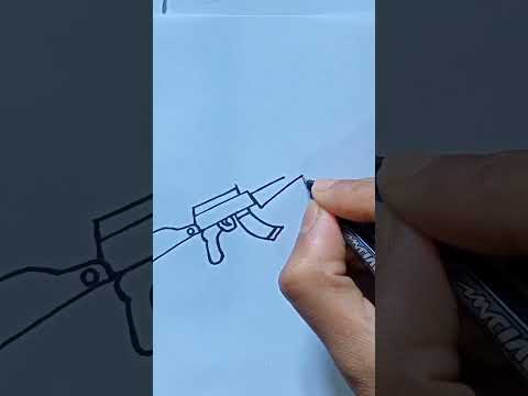 Drawing Ak47 Gun