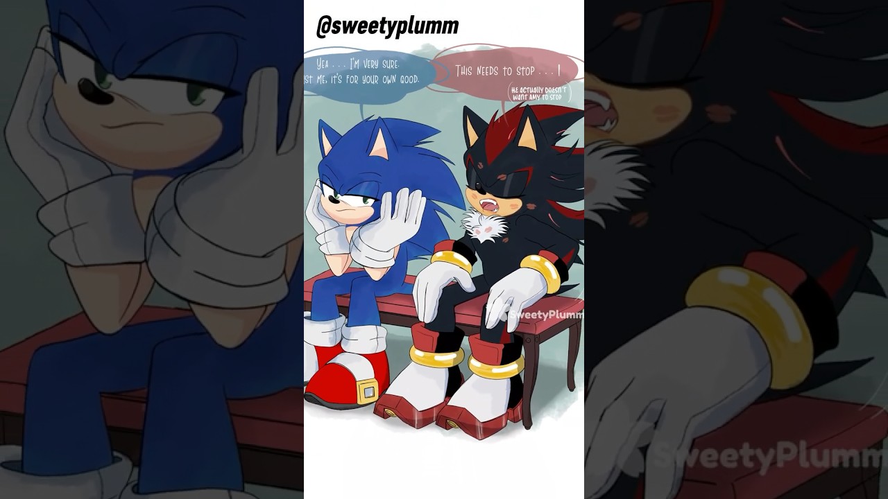 Amy DEFINITELY Needs Glasses🤦‍♂️👓 #sonicthehedgehog #ship #shadamy #shadowthehedgehog#amyrose#shorts