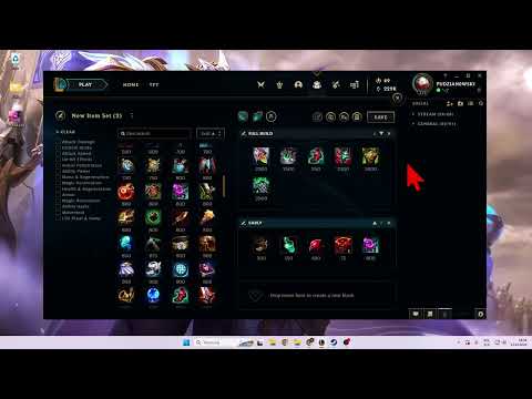 How to Create New Items Set in League of Legends? #lolguide