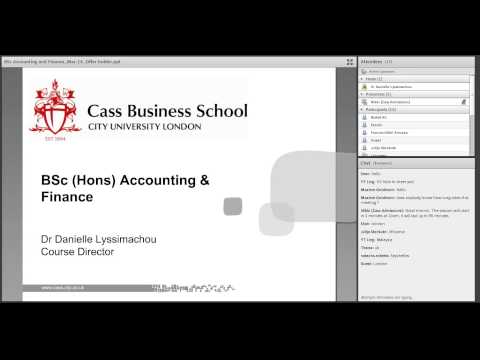 BSc Accounting and Finance at Cass Business School