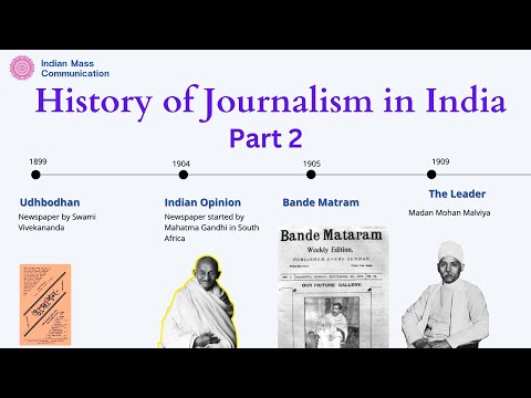 History of Journalism in India Part 2 Video Lecture - Crash Course for ...