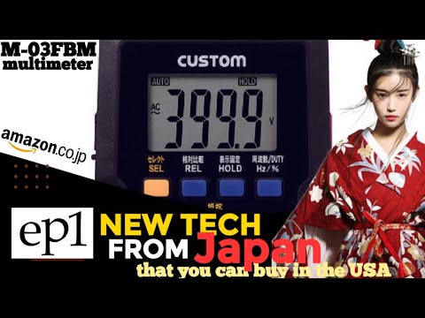 NEW JAPANESE TECH ● ELPA - M-03FBM Multimeter Review & Teardown!