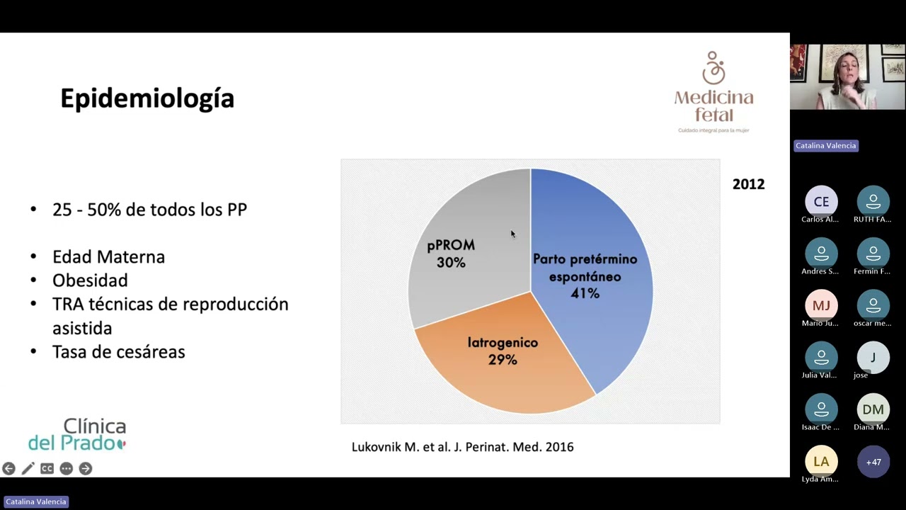 Webinar Académico  - Parto Pretérmino