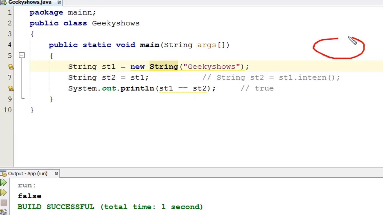 271. intern method in Java Programming (Hindi)