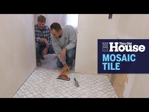 How to Install Mosaic Bathroom Tile | This Old House